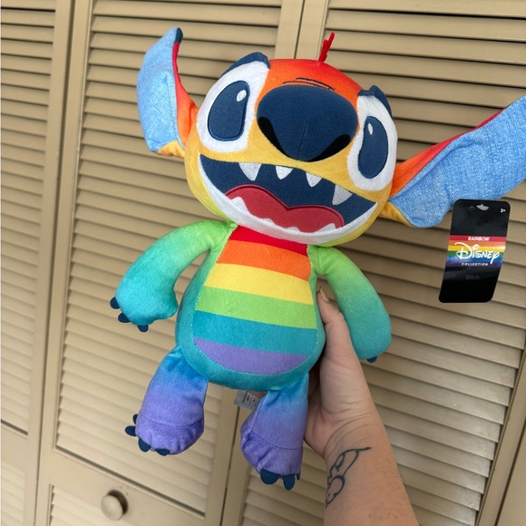 Disney | Toys | Disney Pride Large Plush Stitch Macys Exclusive | Poshmark